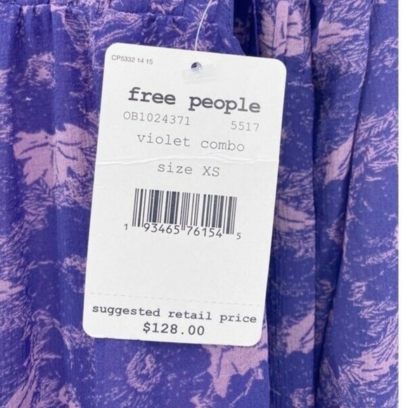 Free People | Dresses | Free People These Dreams Mini Dress In Violet ...